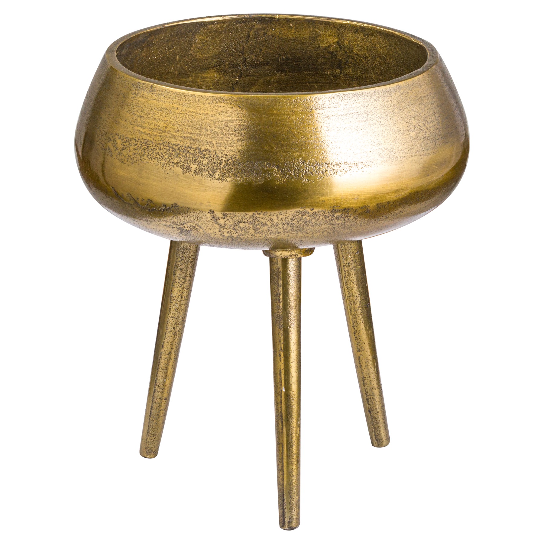 Ohlson Cast Antique Brass Planter Wholesale By Hill Interiors