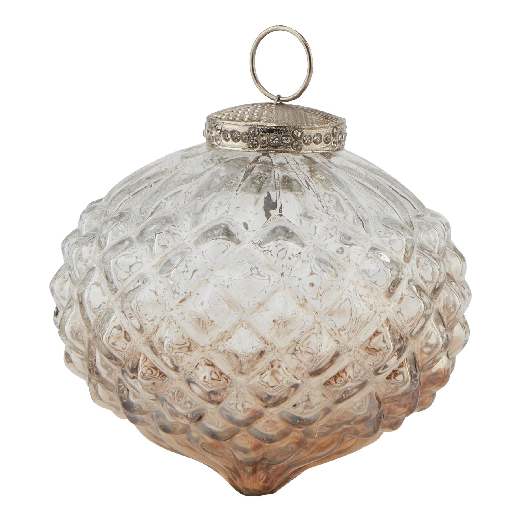 Coffee Ombre Collection Bulbous Bauble | Wholesale by Hill Interiors