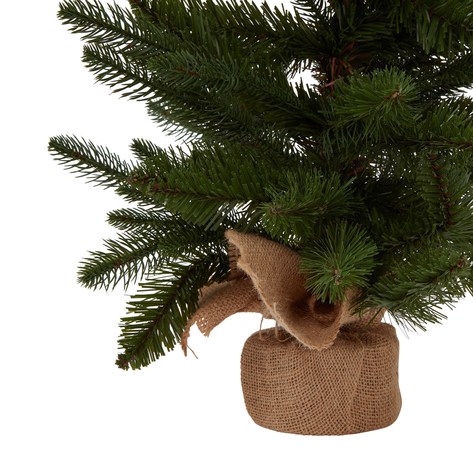Medium Spruce Tree In Hessian Wrap | Wholesale by Hill Interiors