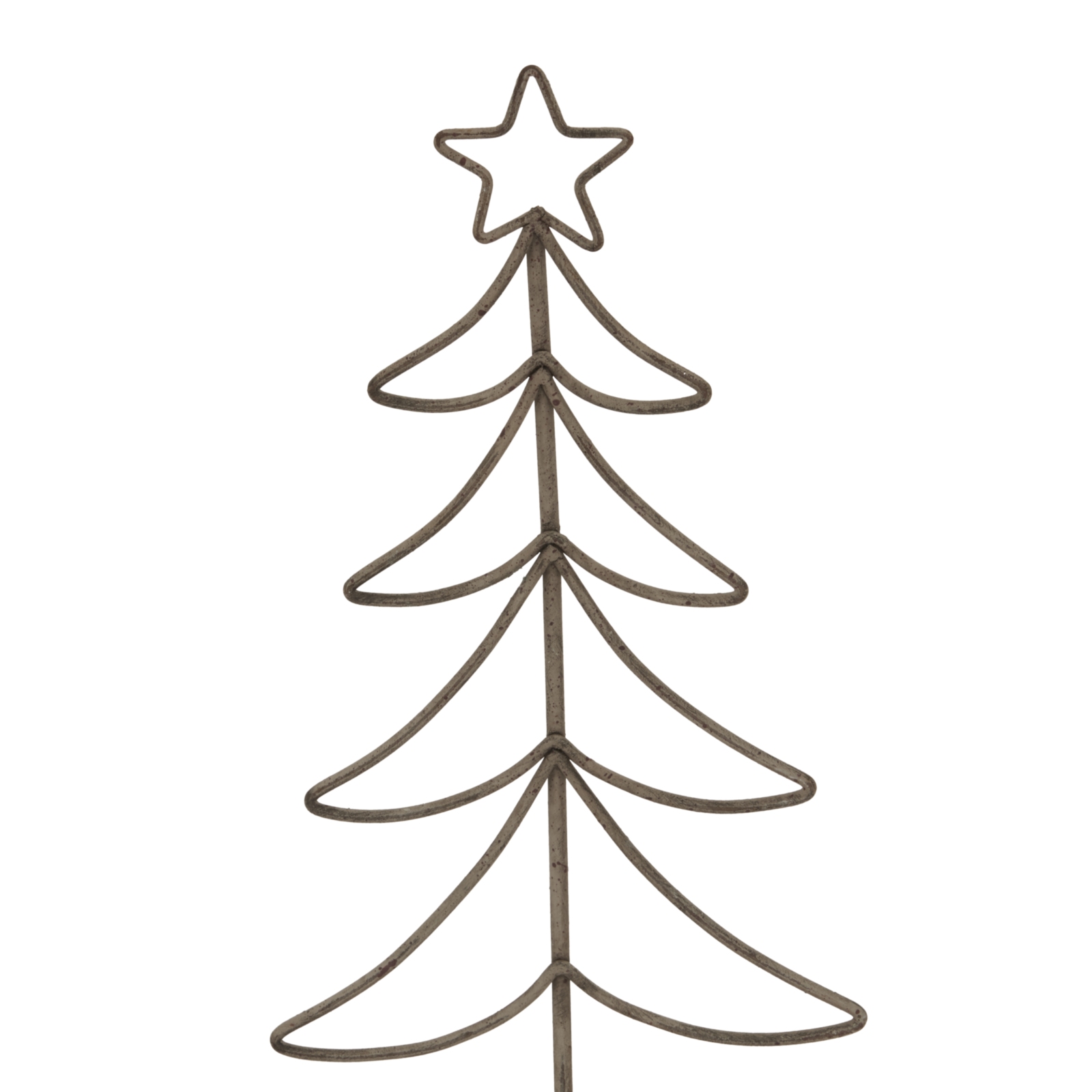 Rustic Outline Tree And Star | Wholesale by Hill Interiors
