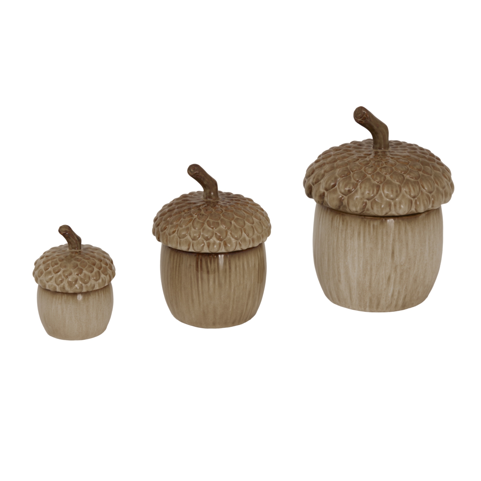 Medium Alora Ceramic Acorn Pot With Lid | Wholesale by Hill Interiors