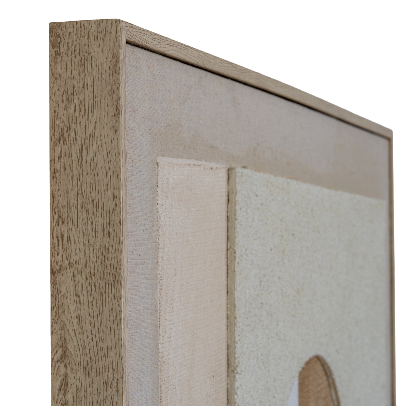 Portina Linen Textured Canvas in Frame | Wholesale by Hill Interiors