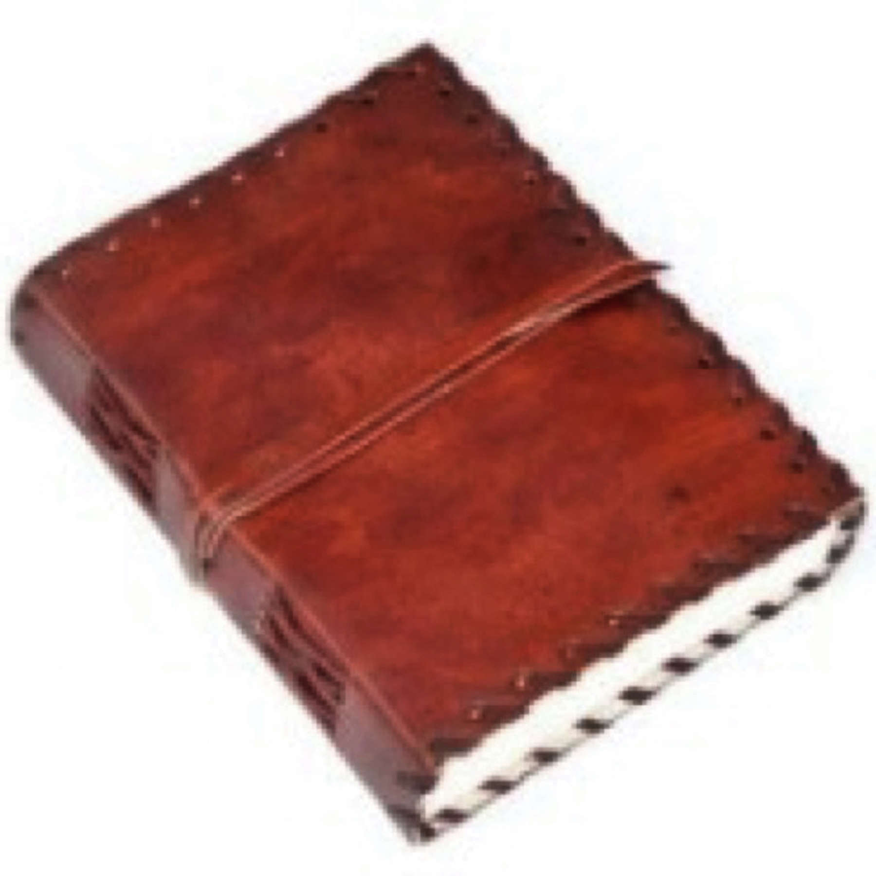 Handmade Leather Bound Notebook with Leather Tie From Way Of The Warrior
