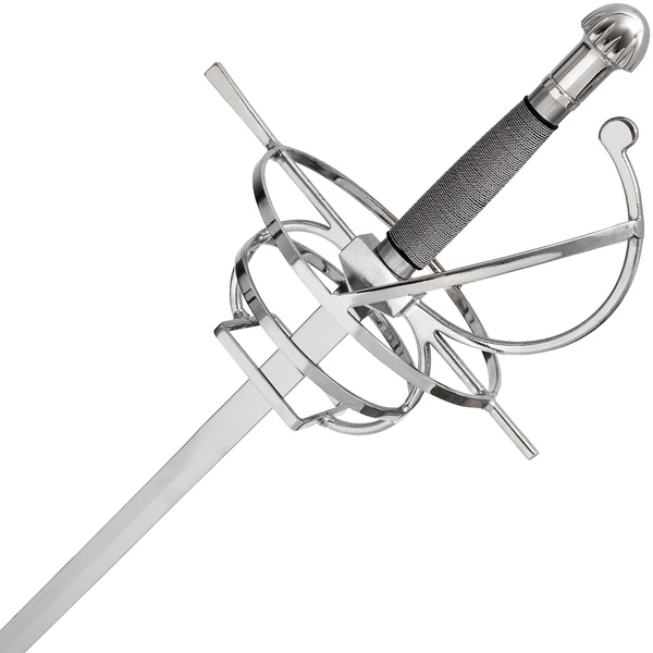 Silver Rapier with Scabbard From Way Of The Warrior