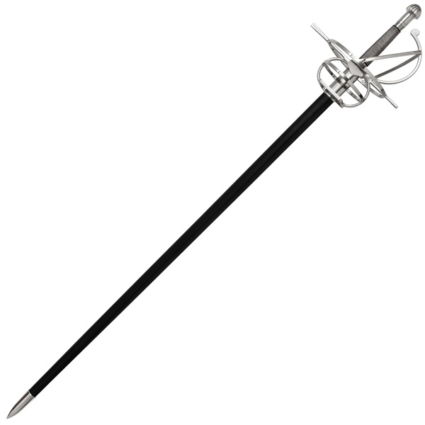 Silver Rapier with Scabbard From Way Of The Warrior